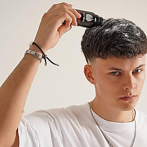 CrazyBull Hair Space Dust Hair Texture Powder - Vegan Friendly Hair Powder for Men - Lightweight Hair Powder for Short-Medium Hair - 0.7 oz