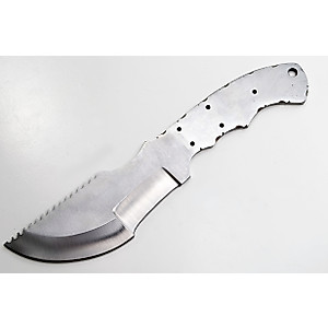 Whole Earth Supply Tracker D-2 Steel Knife Making Blank Blade Hunting Skinning Skinner D2 Knives