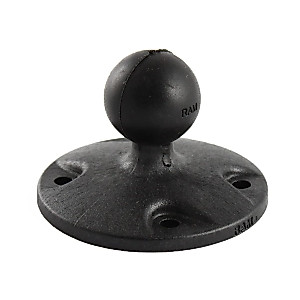 RAM Mounts Composite Round Plate with Ball RAP-B-202U with B Size 1" Ball