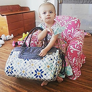 JJ Cole Parker Diaper Bag, Prairie Blossom