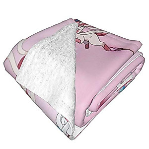 HAGPOVA E-Evee Family Blanket Throw Blanket Super Soft and Comfortable Fluffy Fuzzy Luxury Warm Plush Microfiber Bedroom Sofa Bed Blanket Women Men for All Season Use Easy to Care-50 x40