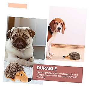 Mipcase 8 Pcs Pet Toy Hedgehog Shaped Molar Toy Dog Chewing Toys Dogs Training Toys Teething Toy Soft Toys Dog Dental Chew Toys Hedgehog Stuffed Dog Toy Dog Molar Toy Plush Puppy The Dog