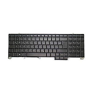 Laptop Keyboard for Alienware Area-51m A51M Germany GR Black with Backlit New