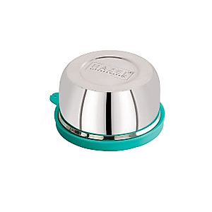 Hazel Stainless Steel Kitchen Containers Set of 6 | Storage Box for Kitchen & Tiffin Boxes | Air Tight Containers for Storage with Leak Proof Lid, 250 ML Each