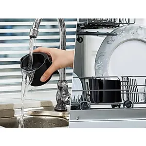 Airthereal Rechargable Portable Range Hood, Desktop Range Hood with Battery Powered, 3-Fan Speeds and Large Oil Collection Cup, Upgraded Portable Kitchen Exhaust Fan for RV Cooking, RH180B Black