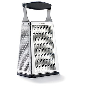 Cuisipro 4 Sided Box Grater, Regular, Stainless Steel