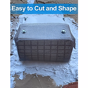 5 Pack Wire Mesh Screen 13.4'' x 9.5'' for Air Vent, 24cm x 34cm, 20 Mesh, 1mm Hole, 304 Stainless Steel Wire Mesh, Easy to Cut