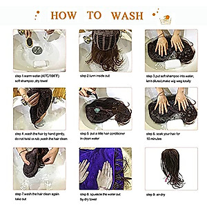 Esmee 24 Inches Long Wavy Wig Brown ombre Blonde Wigs Cosplay Party Wigs for Women Heat Resistant Fibre for Daily Party Use