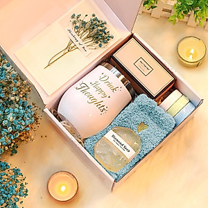Birthday Gifts for Women Self Care, Relaxing Gifts Care Package for Women Who Have Everything, Thinking of You Birthday Box for Women, Get Well Gift Basket Comfort Gift Spa Set for Mom Friend Female