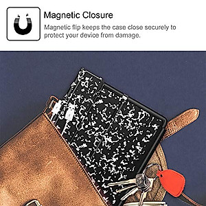 Fintie Case for Microsoft Surface Go 3 2021 / Surface Go 2 2020 / Surface Go 2018 10-inch Tablet - Multiple Angle Hard Shell Business Cover, Compatible with Type Cover Keyboard (Composition Book)