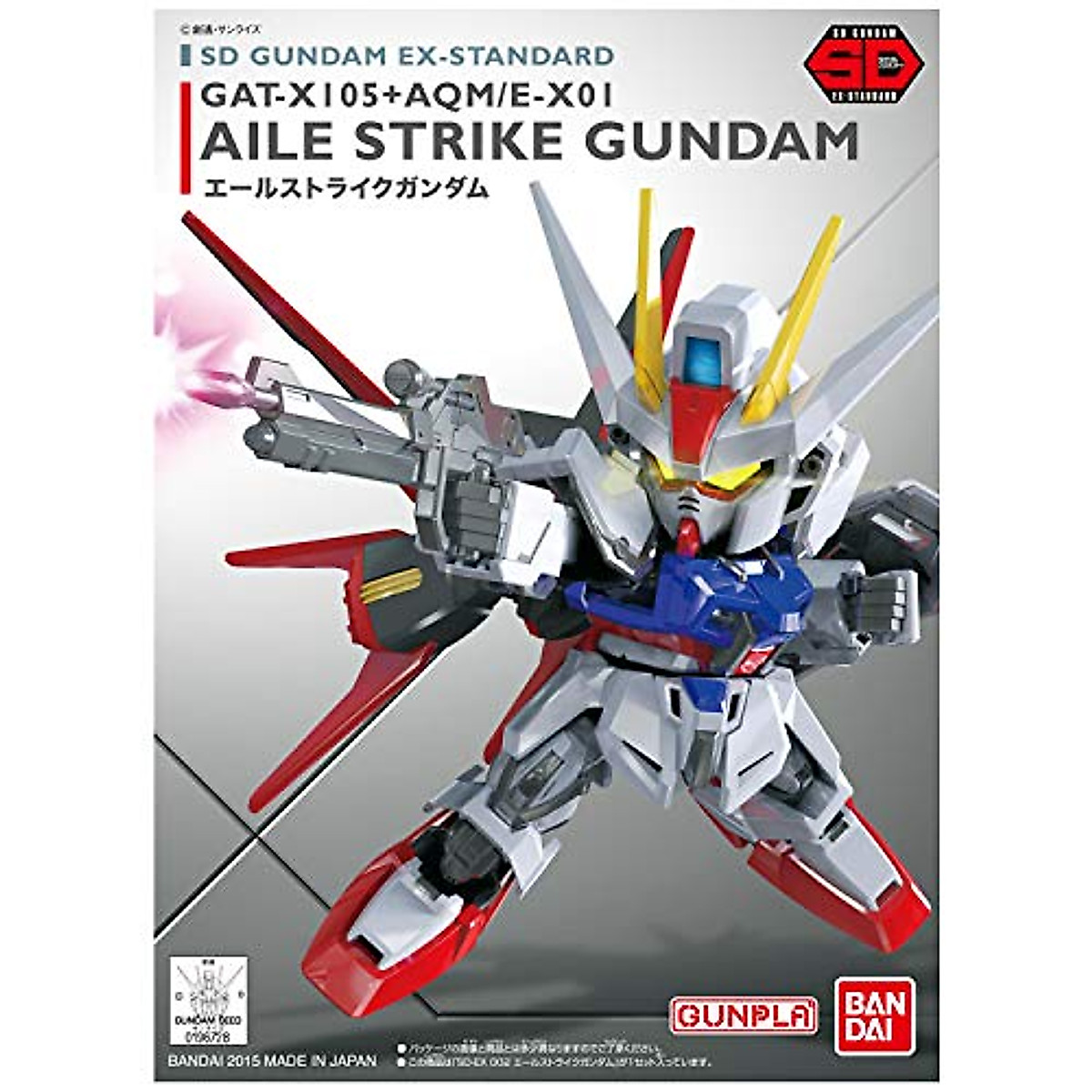 SD Gundam EX-Standard Aile Strike Gundam Plastic Model