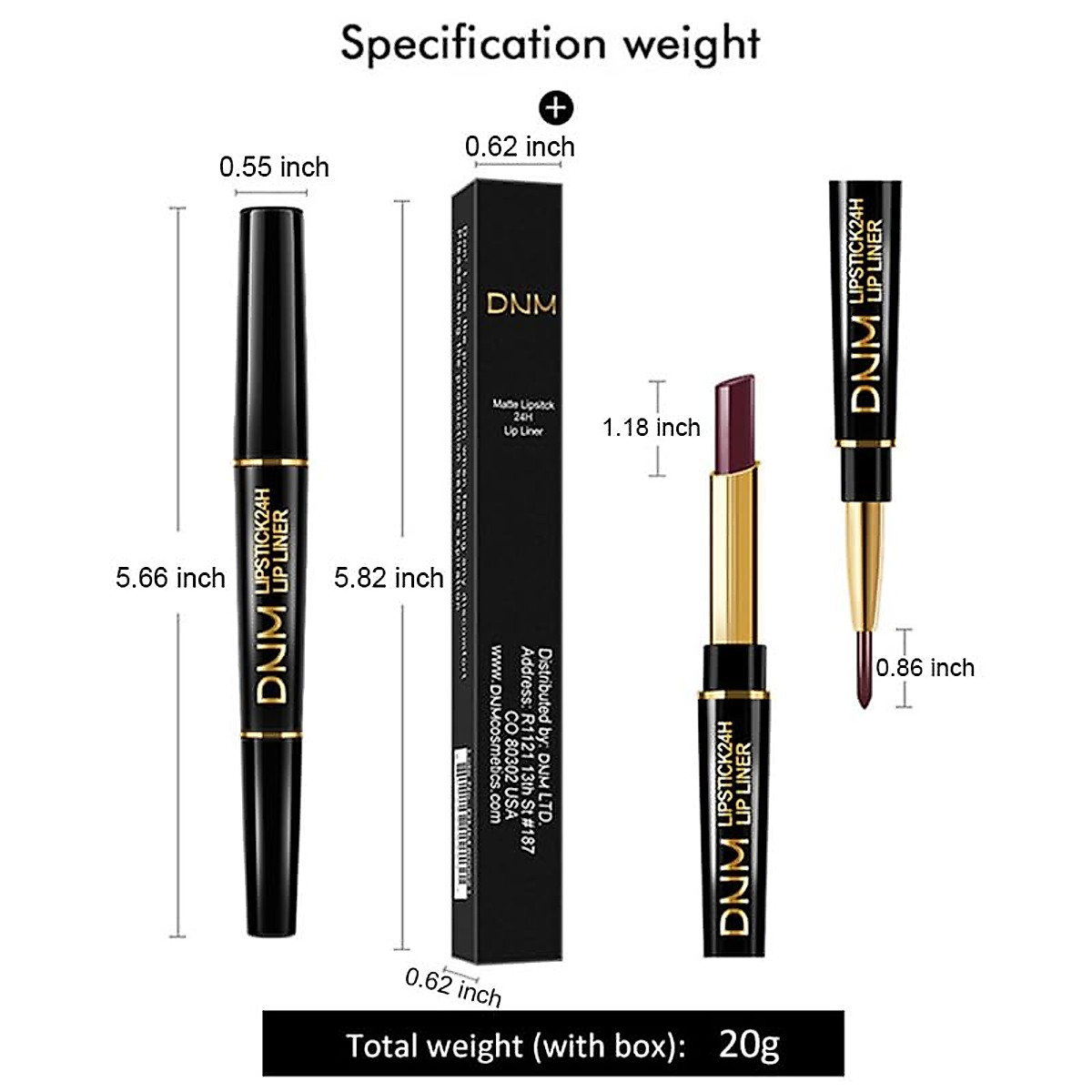 evpct 3Pcs Chestnut Nude Brown Matte Lip Liner and Lipstick Combo Set Kit for Women DNM Antique Rose Magic Lipstick 24 Hours Original Lip Liner Makeup Stain Long Lasting Waterproof Smudge Proof labial
