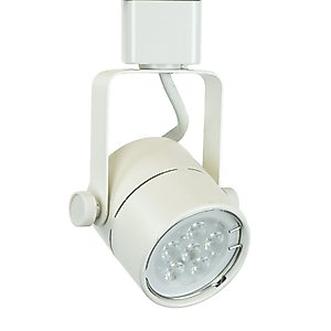 Direct-Lighting H System 3000K GU10 LED Track Lighting Head White - 3000K Warm White 7.5W LED Bulb 50154L-3K-WH