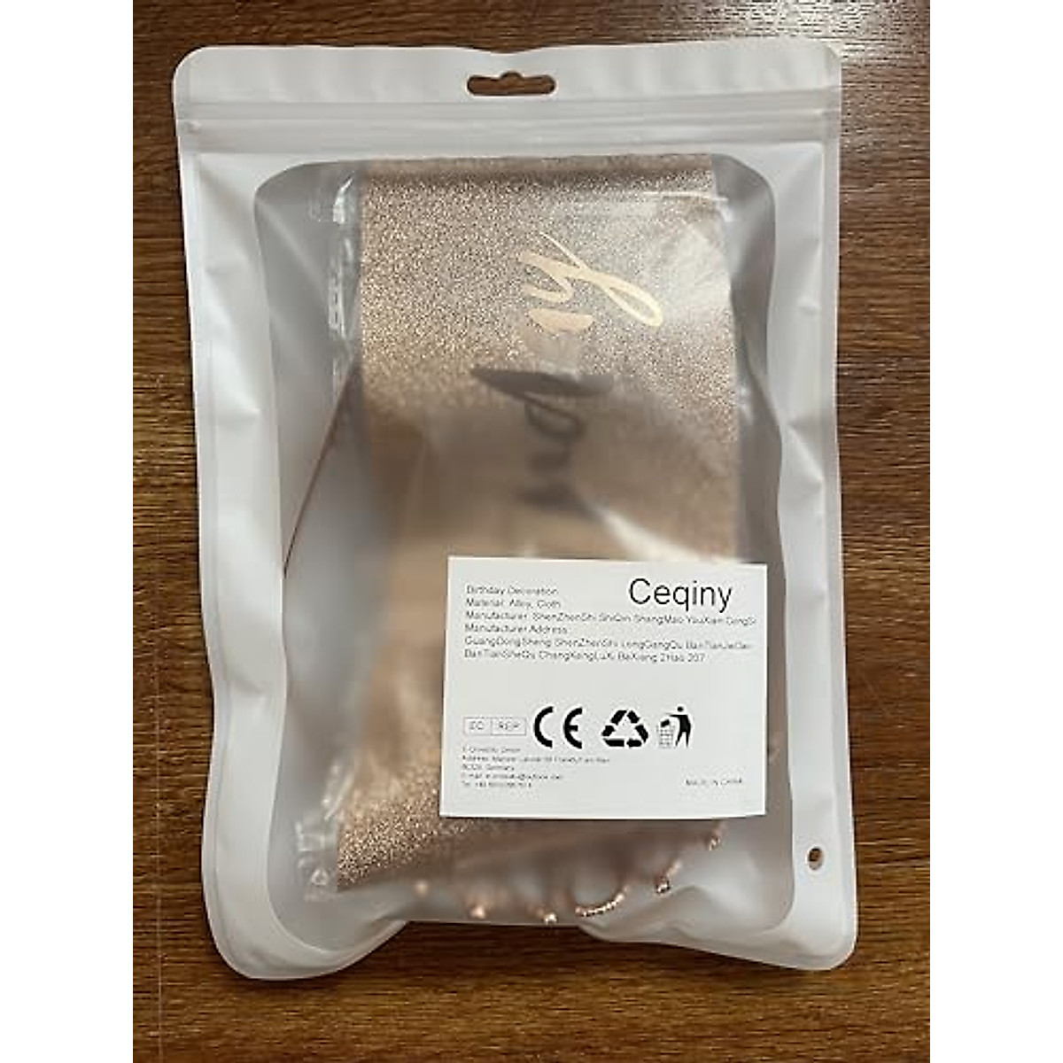 Ceqiny 80th Birthday Sash Tiara and Crowns for Girls, Birthday Queen Rose Gold Tiara, Princess Tiara Rhinestone Headbands with Combs Bridal Wedding Tiaras for Wedding Prom Bridal Party Christmas