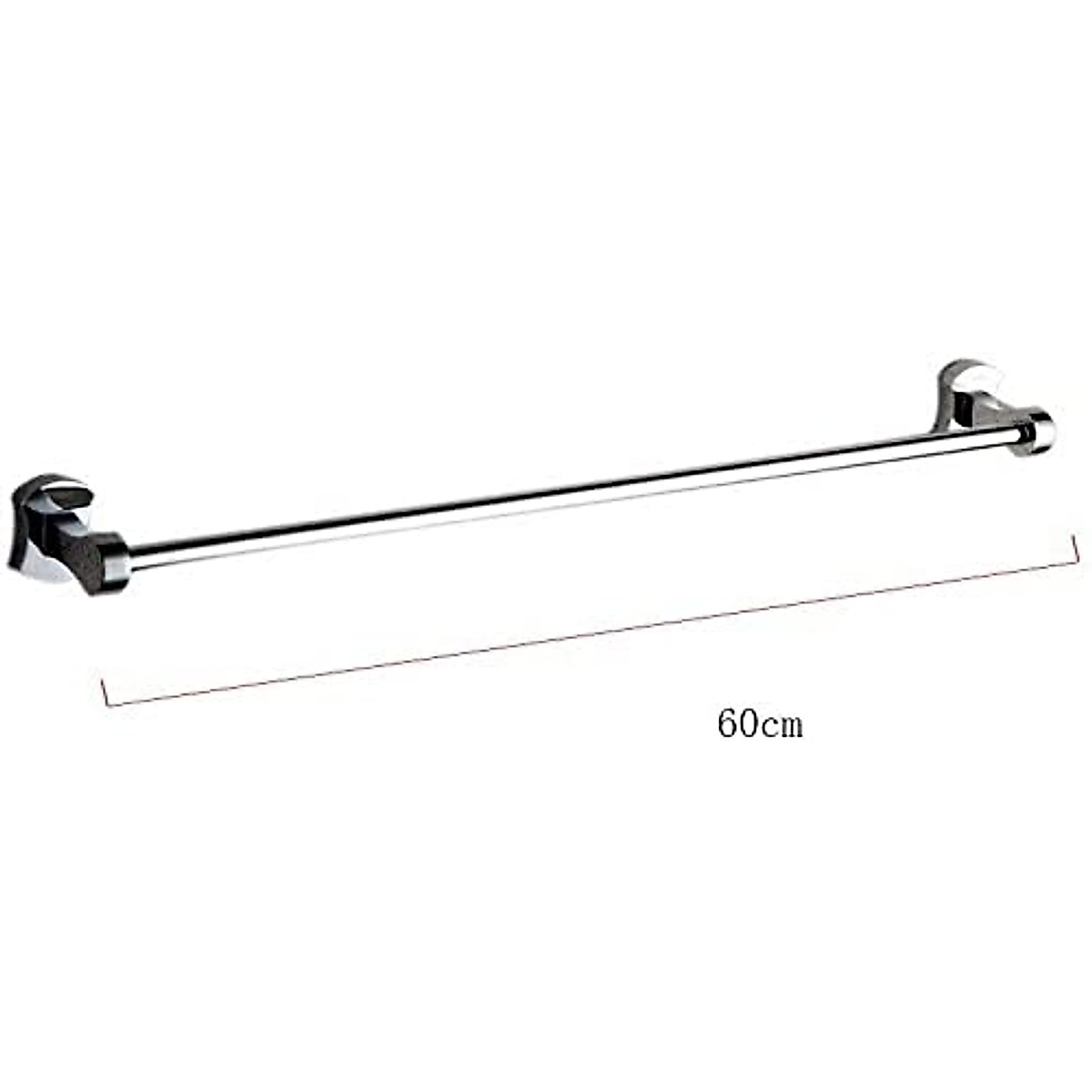 PONNYC Wall Mounted Bathroom Shelves bar bar Racks Hanger Copper Rack Single Rod an Bathroom 60cm Stuff Holders