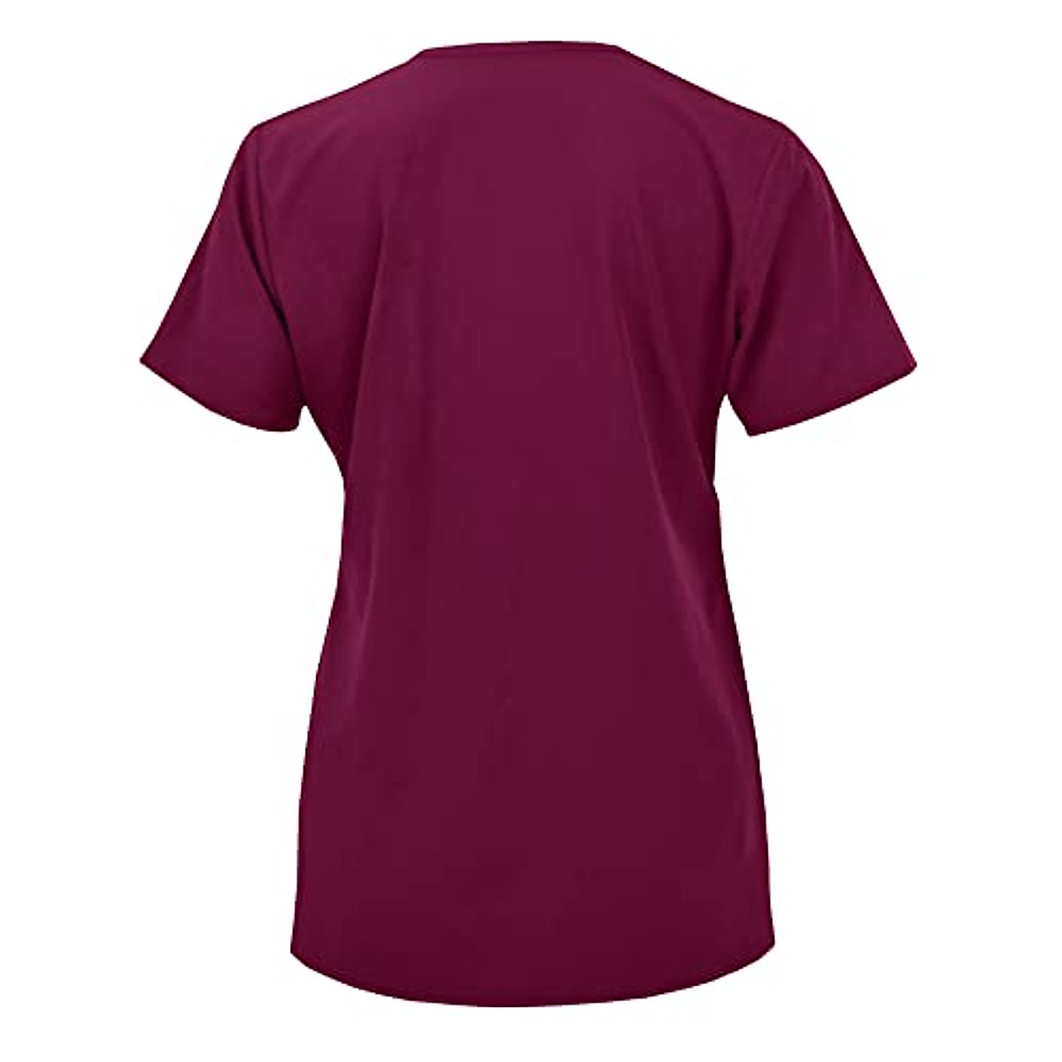 GT Performance Women Medical Nursing Scrub Top GT 4FLEX-Berry/Wine-Medium