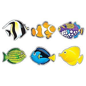 TREND ENTERPRISES, INC. Fish Friends Classic Accents Variety Pack, 36 ct, Original Version (T-10936)