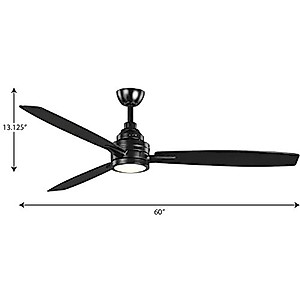 Progress Lighting Gaze Collection 60" LED Three-Blade Ceiling Fan