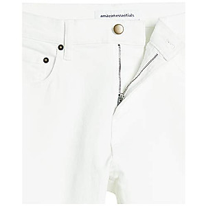 Amazon Essentials Men's Athletic-Fit Stretch Jean, Bright White, 40W x 28L