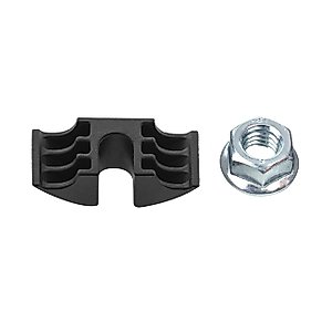Spare Hardware Parts MALM Bed Frame Crescent Nut and Small Nut Pack (Replacement for IKEA Part #122998 + 114254) (Pack of 4)
