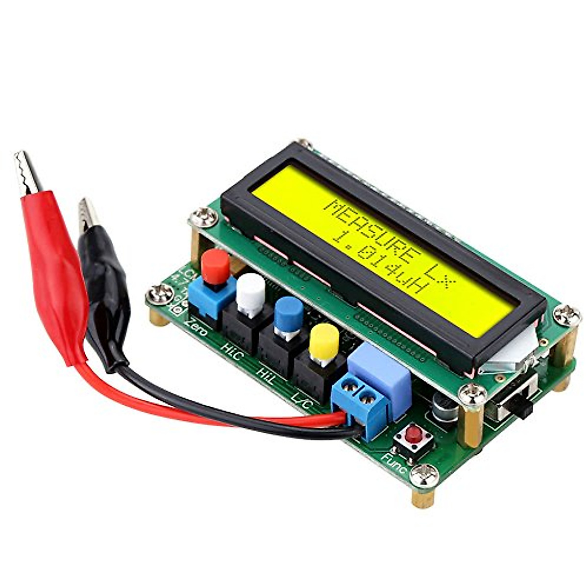 High Precision Inductance Meter Inductance Capacitance L/C Meter Digital Capacitor Meter LCD Capacitance Meter Tester Mini USB Interface with USB Data Cable