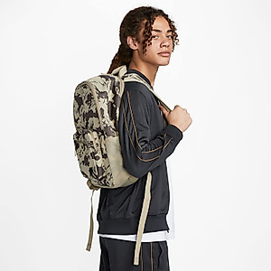 Nike Heritage 2.0 CAMO Backpack Limestone/Black DQ5931-250, One Size