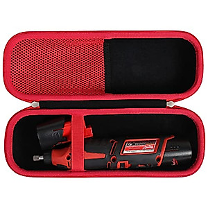 Khanka Hard Storage Case Replacement for Milwaukee 12.0V Cordless Rotary Tool 2460-20, Case Only