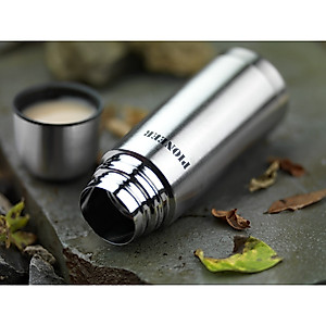 Pioneer Flasks SVF1000 Pioneer Insulated Vacuum 1000ml 1 Litre Travel Flask, 18/10 Stainless Steel - Keeps Drinks Hot for 8 Hours