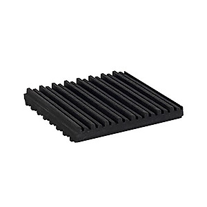 4 Pack of Anti Vibration Pads 4" x 4" x 3/8" All Rubber Vibration isolation pads