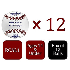 Rawlings | CAL RIPKEN LEAGUE Baseballs | Competition Grade | RCAL1 | Youth/14U | 12 Count