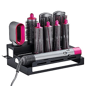 Storage Holder for Dyson,3 Layer Design Hair Airwrap Organizer,Stainless Steel Blow Dryer Holder for Home Bathroom Suitable for All Walls