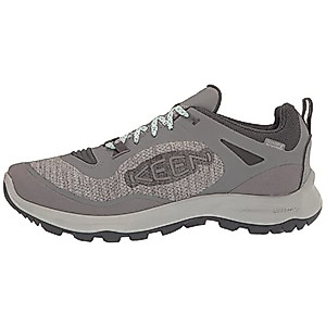 KEEN Women's Terradora Flex Low Height Waterproof Hiking Shoes, Steel Grey/Cloud Blue, 7
