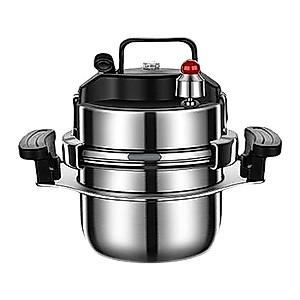 shamjina Pressure Cooker Outdoor Easy to Clean Multifunction Cooking Pot Cookware Stainless Steel Kitchen Travel 2L Non sticking Pressure Canner, Style E