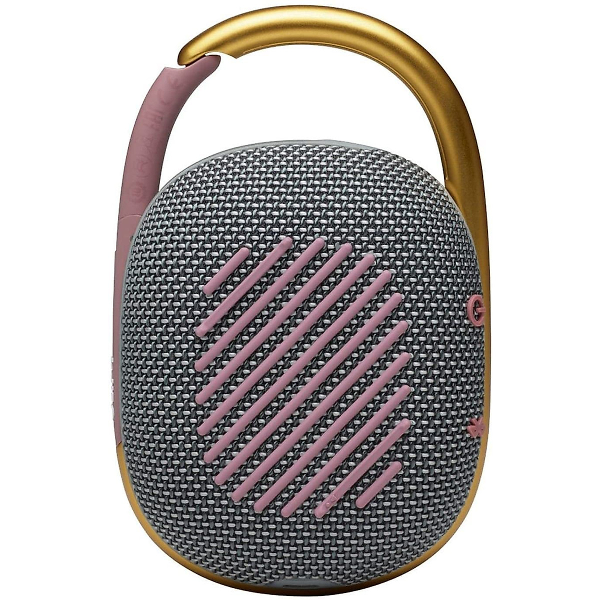 JBL Clip 4 Portable Mini Wireless Bluetooth Speaker Big Audio and Punchy bass, Integrated Carabiner, IP67 Waterproof and dustproof, 10 Hours of Playtime - W/10w Power Mat for Smart Phone (Renewed)
