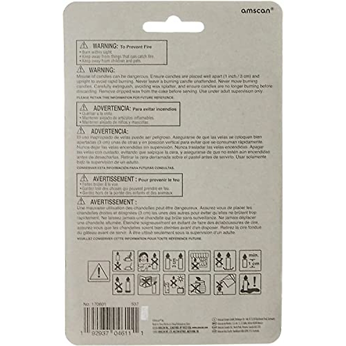 Barnyard Birthday Birthday Candle Set | Multicolor | 4 Pcs