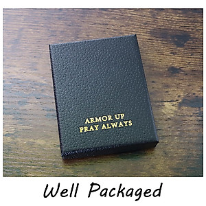 HillSpring 2 Pieces Put On The Whole Armor of God Challenge Coins (Ephesians 6:11-18)