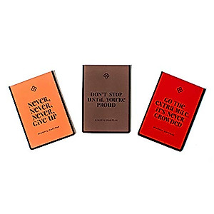 Folio Motivational Affirmation Quote Mantra Magnetic Bookmarks - Set of 3 Inspirational Bookmarks for All Ages, Men, Women, Teens Girls Students for Friends, Coworkers & Student Incentives!