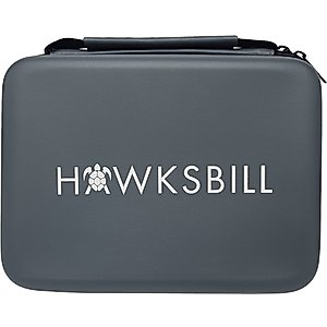 PS5 Console Controller Case, Dual DualSense Protective Hard Shell, Playstation 5 Two Controllers Travel Carrying Bag with Room for Cable Cord and Accessories (Gray)