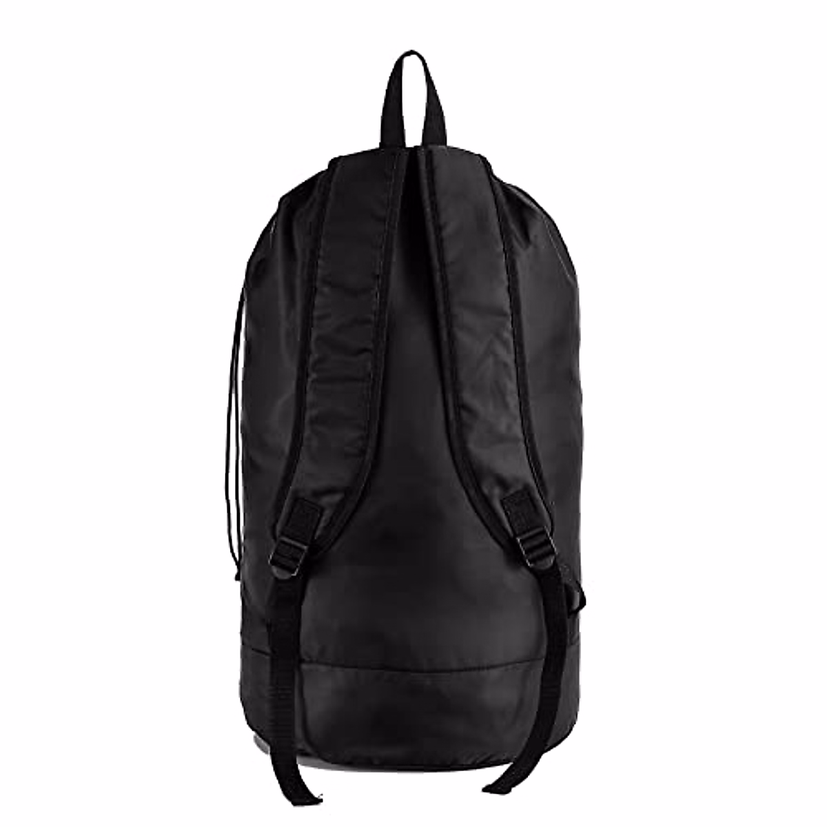 GORISEN Laundry Bag, Backpack with Adjustable Shoulder Straps, Waterproof Laundry Backpack, with Mesh Pocket, Drawstring Closure for College, Travel, Laundromat, Apartment (Black)