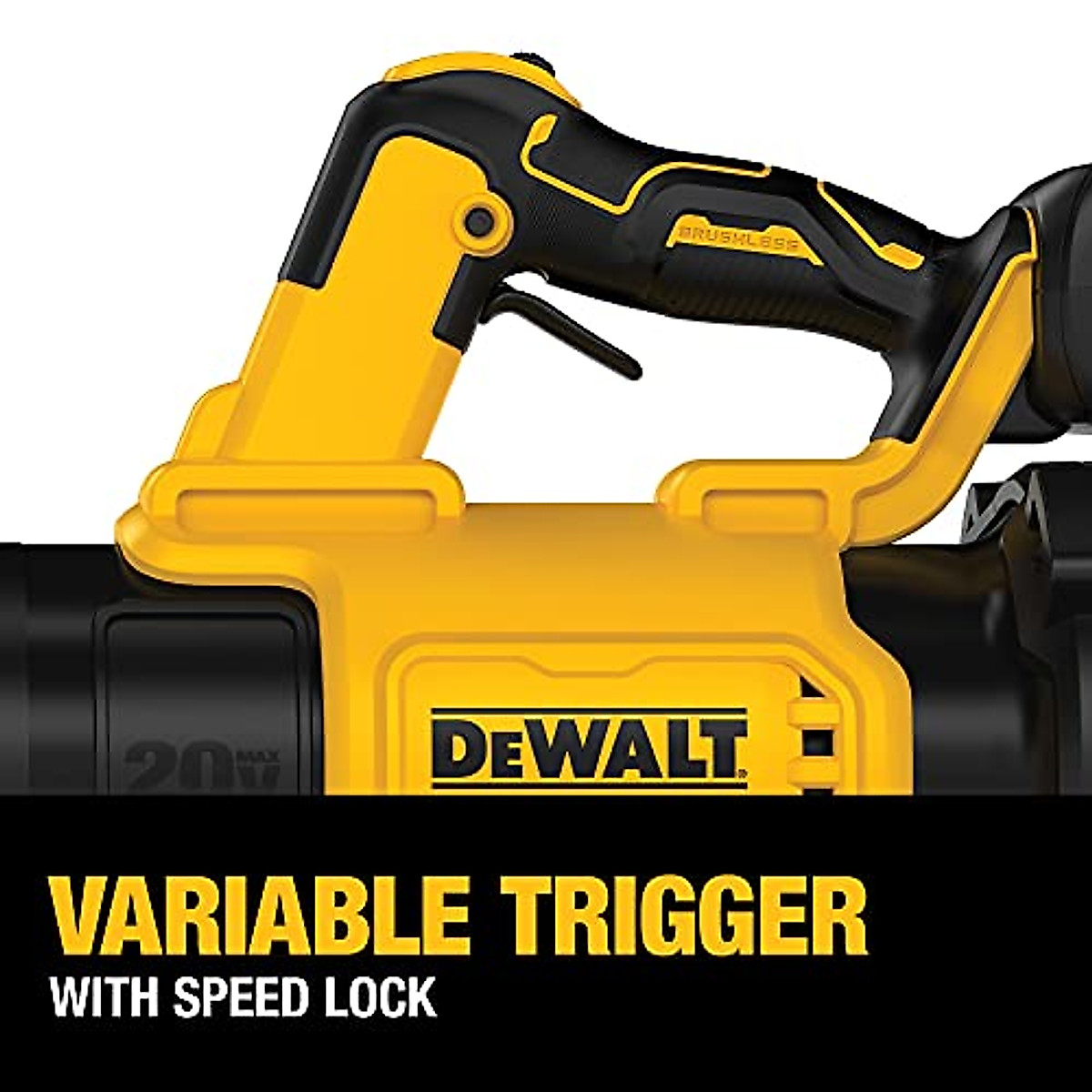 DEWALT 20V MAX* XR Leaf Blower, 125-MPH, 450-CFM (DCBL722P1)