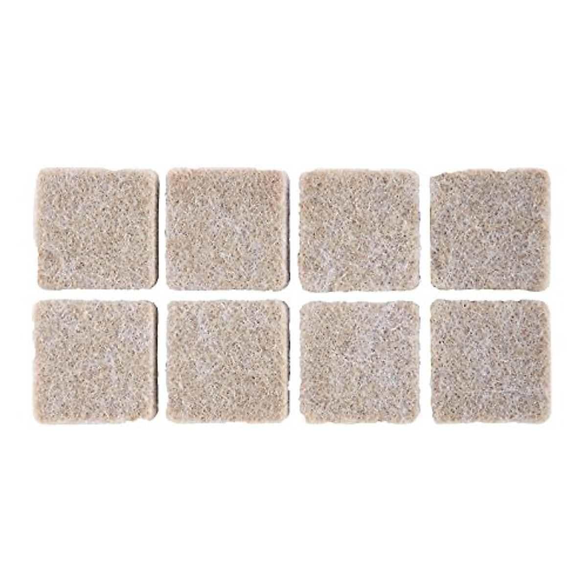 Scotch Felt Pads, Felt Furniture Pads for Protecting Hardwood Floors, Round, 32 Pads & Felt Pads, Felt Furniture Pads for Protecting Hardwood Floors, Square, Beige, 1 in. x 1 in, 16 Pads