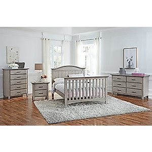 Soho Baby 44035930 Chandler Premium 5-Drawer Dresser Chest, Smooth Stone Wash Finish