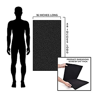 Cut to Fit Carbon Pad Pre Filter Roll for Air Conditioner / Purifiers Furnace Filters Trash Cans (1)