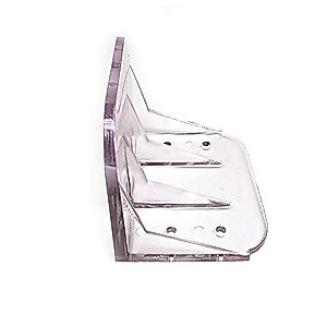 JSP Manufacturing Plastic Roof Ice Guard Jumbo Snow Guard Prevent Sliding Snow Ice Buildup Multipack Listing (50)