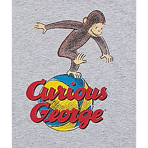 Curious George Infant Baby Boys 2 Pack Graphic T-Shirts Gray/Blue 18 Months