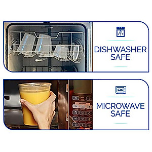 Healthy Packers Plastic Food Storage Containers with Lids (16 oz, 40 pack) - BPA Free Deli Cups/Great for Leftovers, Supplies, Meal Prep and Portion Control - Leakproof Takeout Containers