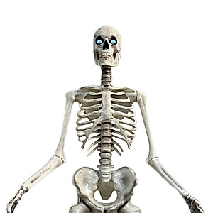 Home Accents 12 ft. Giant-Sized Skeleton with LifeEyes