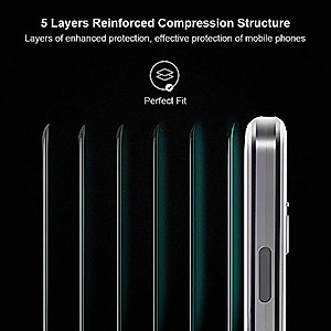 QUIETIP Compatible for Samsung Galaxy S21 Case,Magnetic Metal-Clear Glass Case,Thin Body Metal Frame Double-Sided Tempered Glass with Built-in Screen Lens Protect,Black