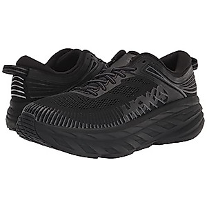 HOKA ONE ONE Bondi 7 Mens Shoes Size 10.5, Color: Black/Black