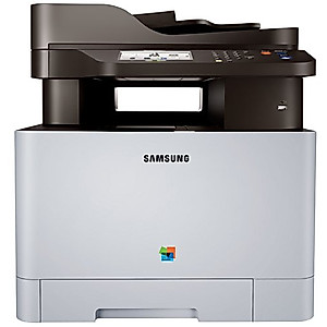 Samsung Xpress C1860FW Color Laser MFP (19 ppm) (533 MHz) (256 MB) (8.5" x 14") (9600 x 600 dpi) (Max Duty Cycle 40000 Pages) (p/s/c/f) (USB) (Ethernet) (Wireless) (Touchscreen) (250 Sheet Input Tray) (1 Sheet Multipurpose Tray) (50 Sheet ADF)
